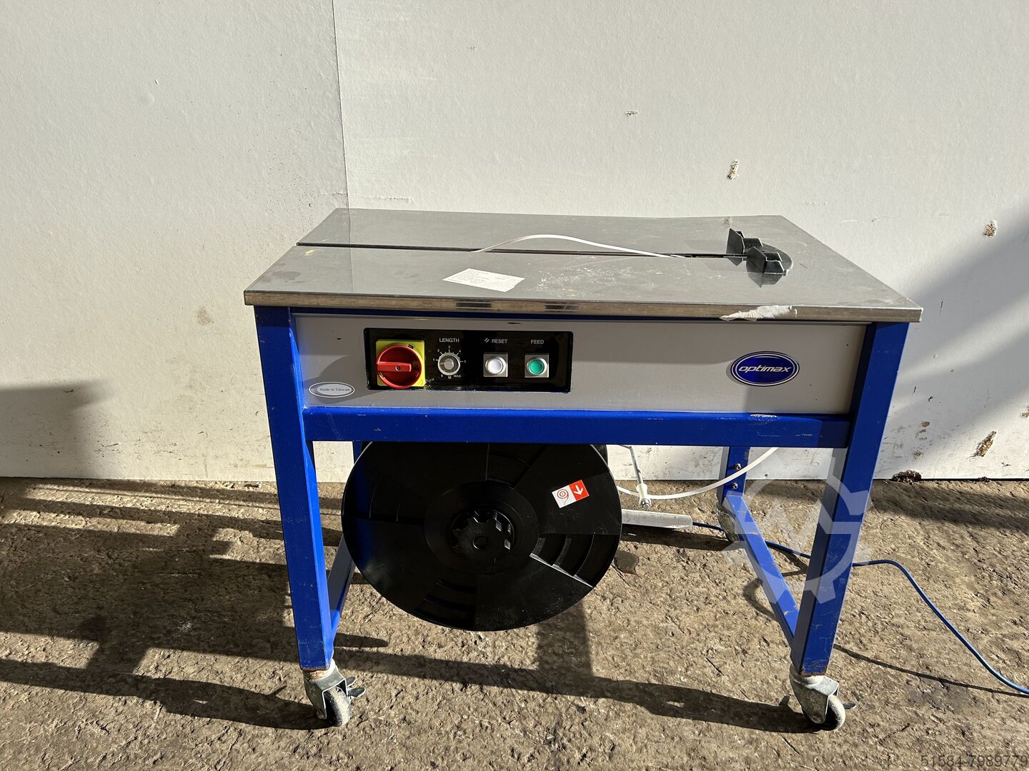 Semi auto table strapper Optimax TAS200 used for sale - Werktuigen